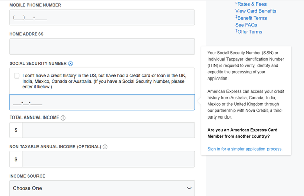 Amex Global Transfer教程