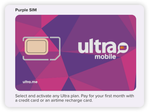 ultra mobile几种手机卡的对比